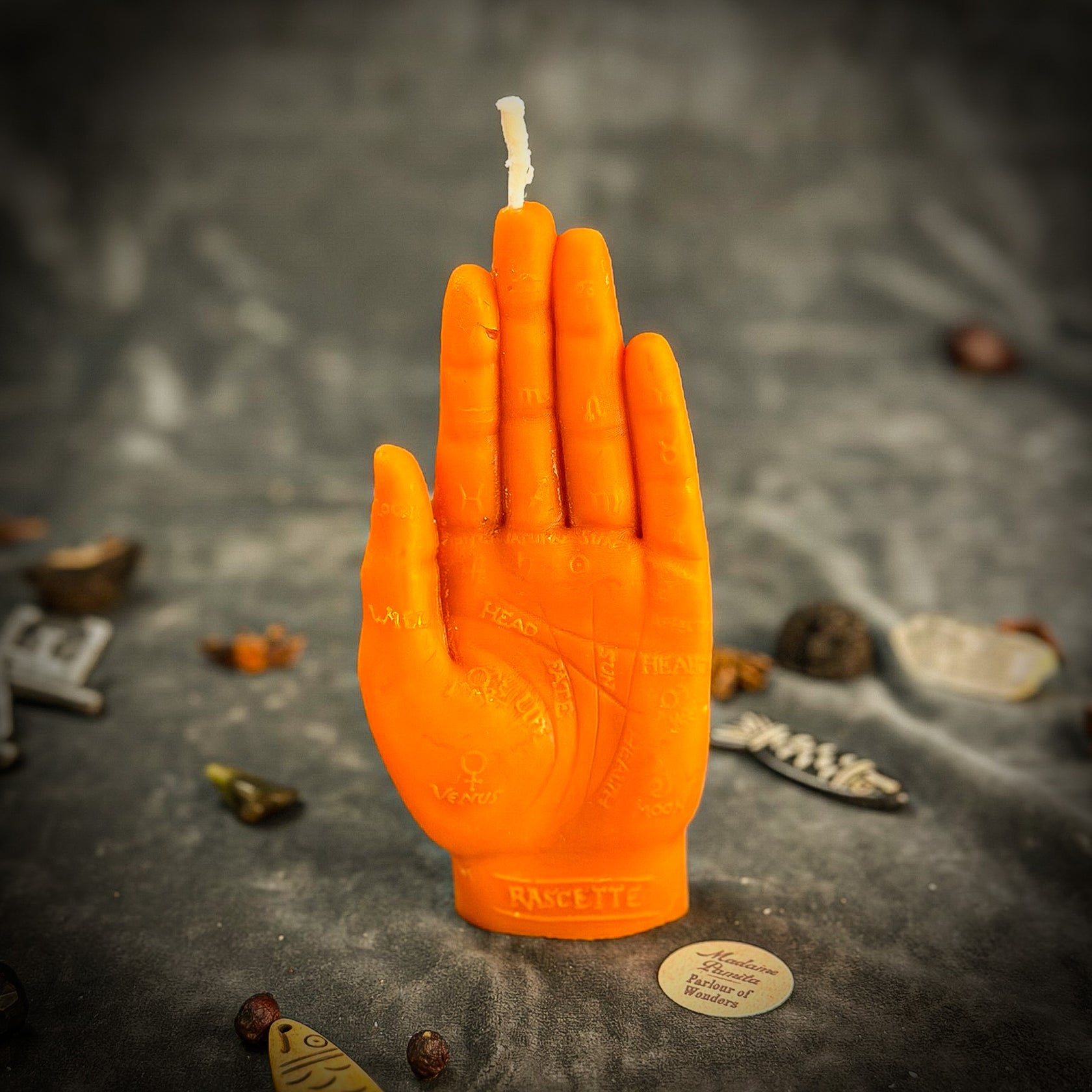 Beeswax Hand of Fate Spell Candle - Destiny & Transformation - Parlour ...