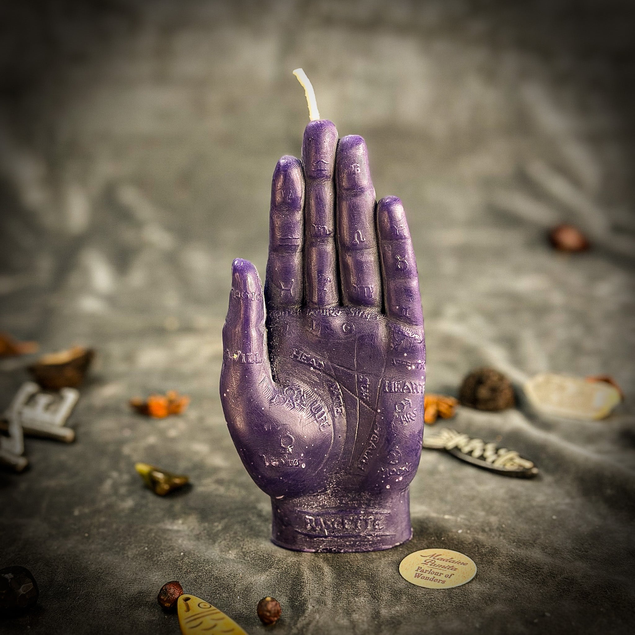 Beeswax Hand of Fate Spell Candle - Parlour of Wonders