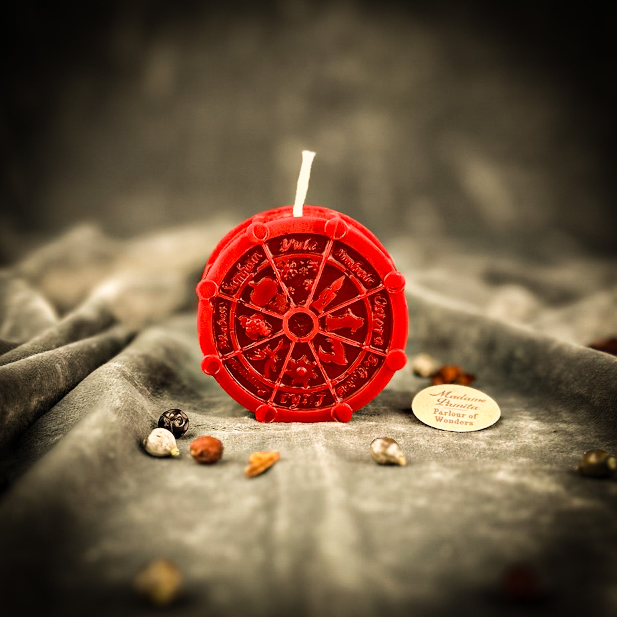 Beeswax Wheel of the Year Spell Candle - Parlour of Wonders