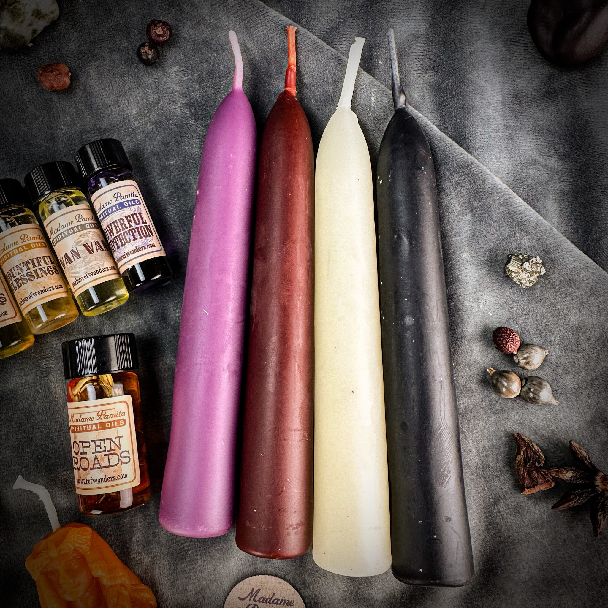 January Capricorn New Moon Dolya Good Fate Candle Spell - Parlour of ...