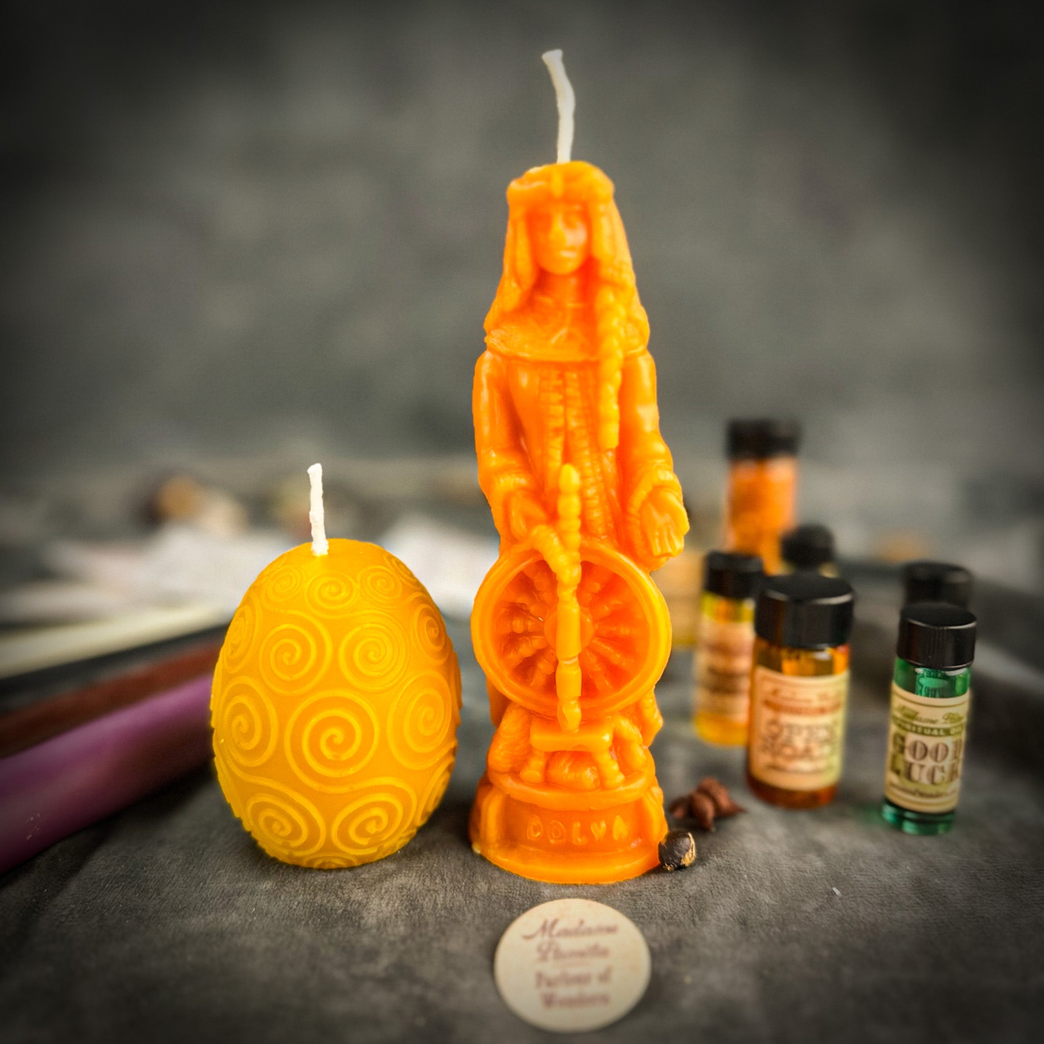 January Capricorn New Moon Dolya Good Fate Candle Spell - Parlour of ...